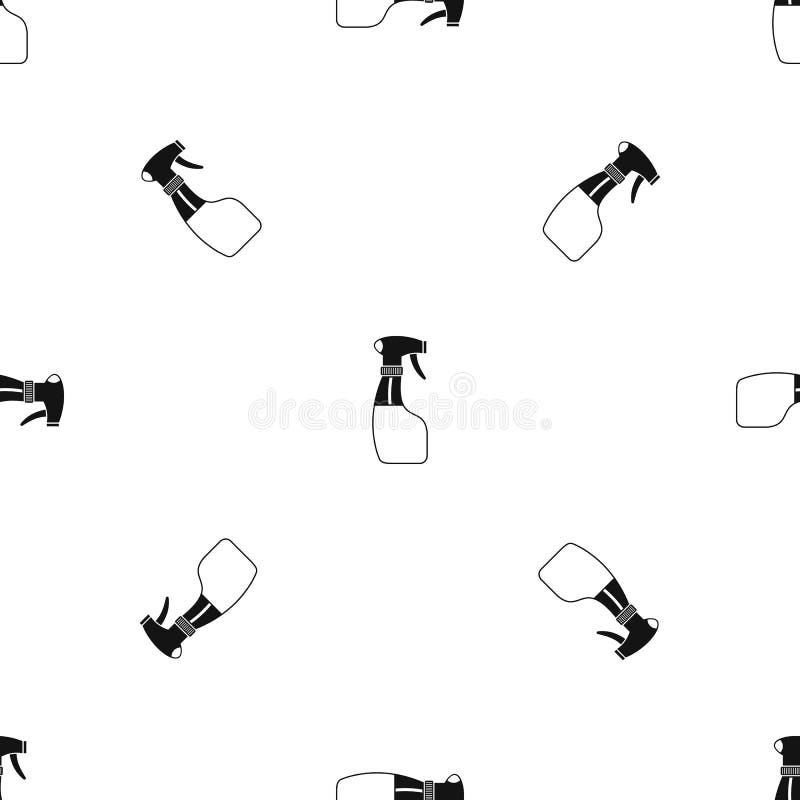 Spray Pattern Seamless Black Stock Vector - Illustration of compressed ...