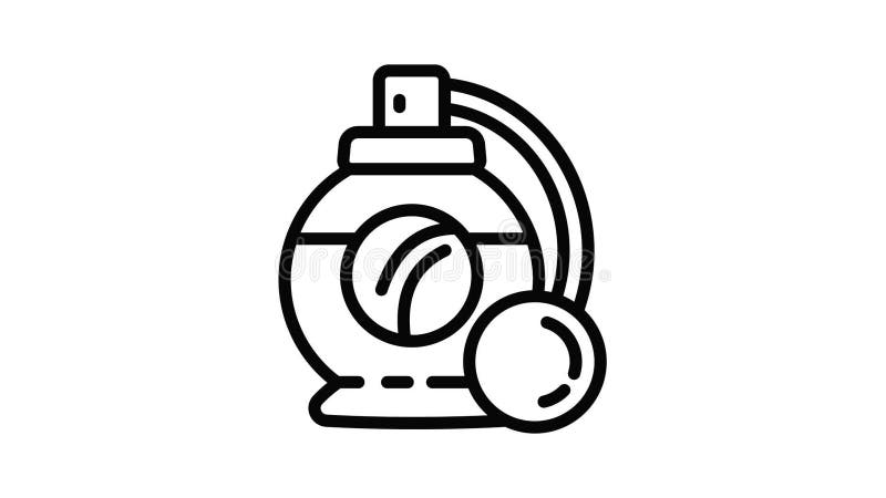 Spray Perfume Icon Animation Stock Video - Video of glass, symbol ...