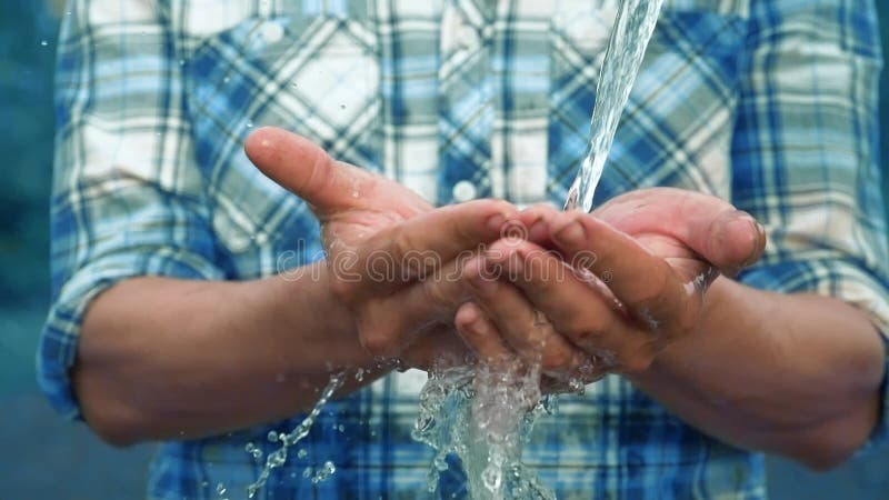 Spray and Splashing of Fresh Water on the Hands of a Poor Common Man ...