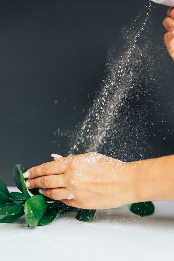 Spray from a Tube of Cosmetics Close-up Stock Image - Image of makeup ...