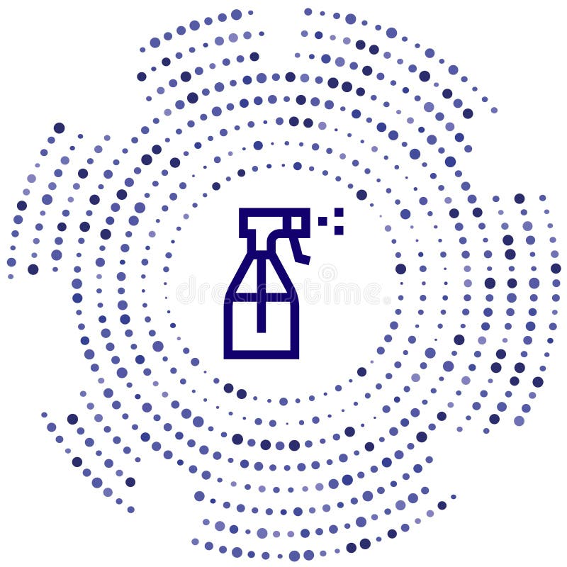 Spray Vector Icon. Spray Editable Stroke. Spray Linear Symbol for Use ...