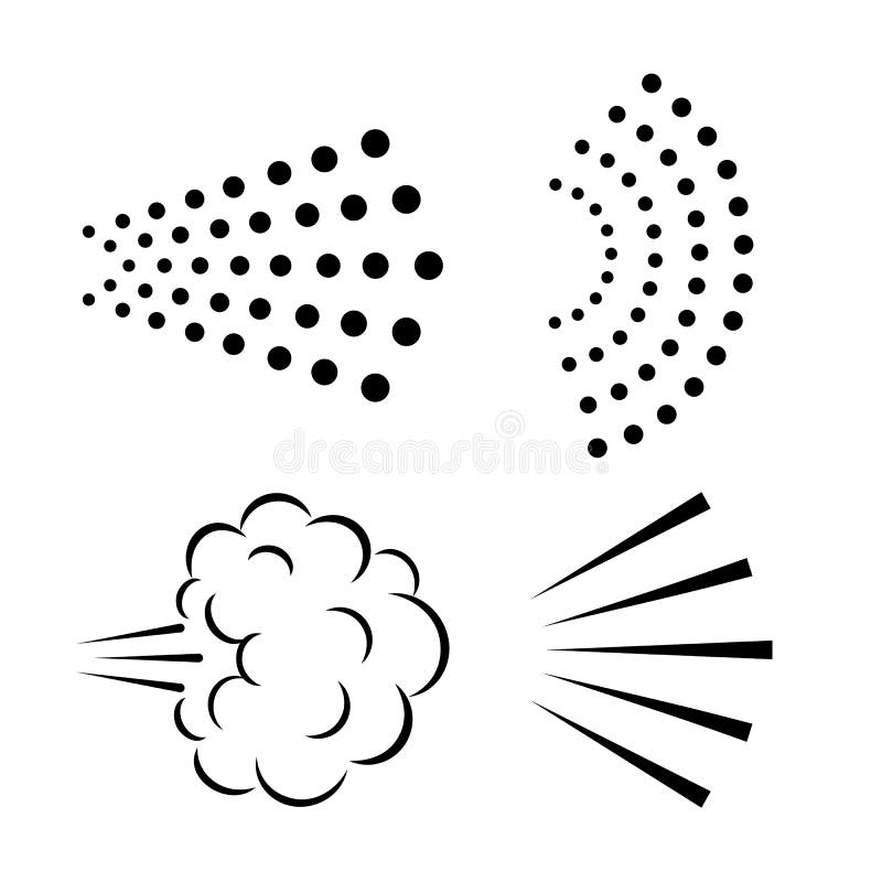 Air Puff Pressure Vector Icon Stock Vector - Illustration of line, icon ...