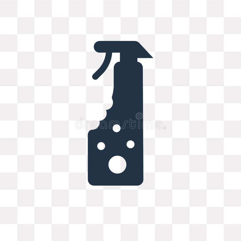 Spray Vector Icon Isolated on Transparent Background, Spray Tra Stock ...