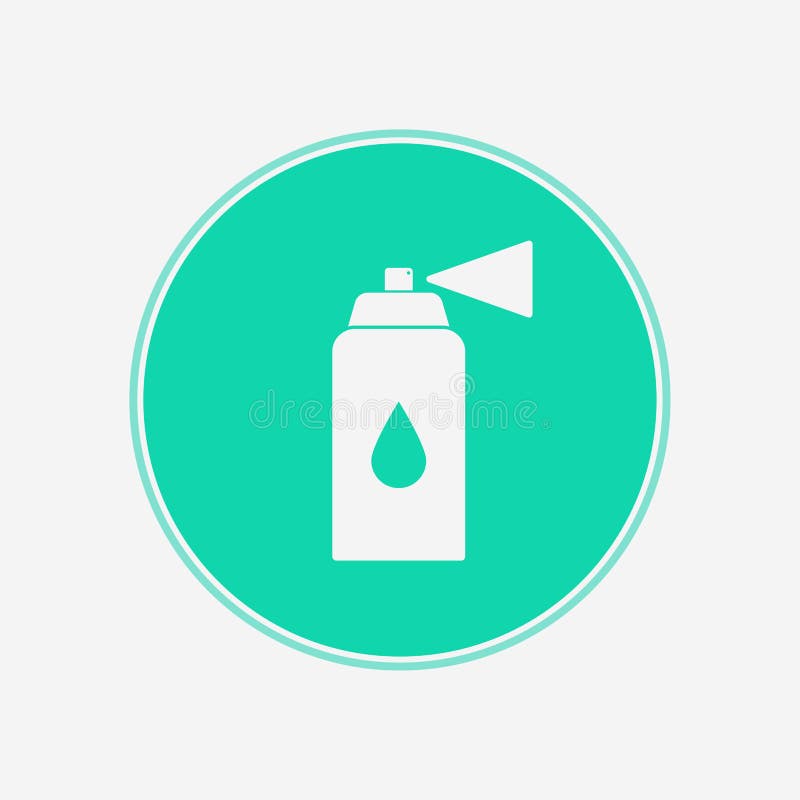 Spray Vector Icon Sign Symbol Stock Vector - Illustration of drop, icon ...
