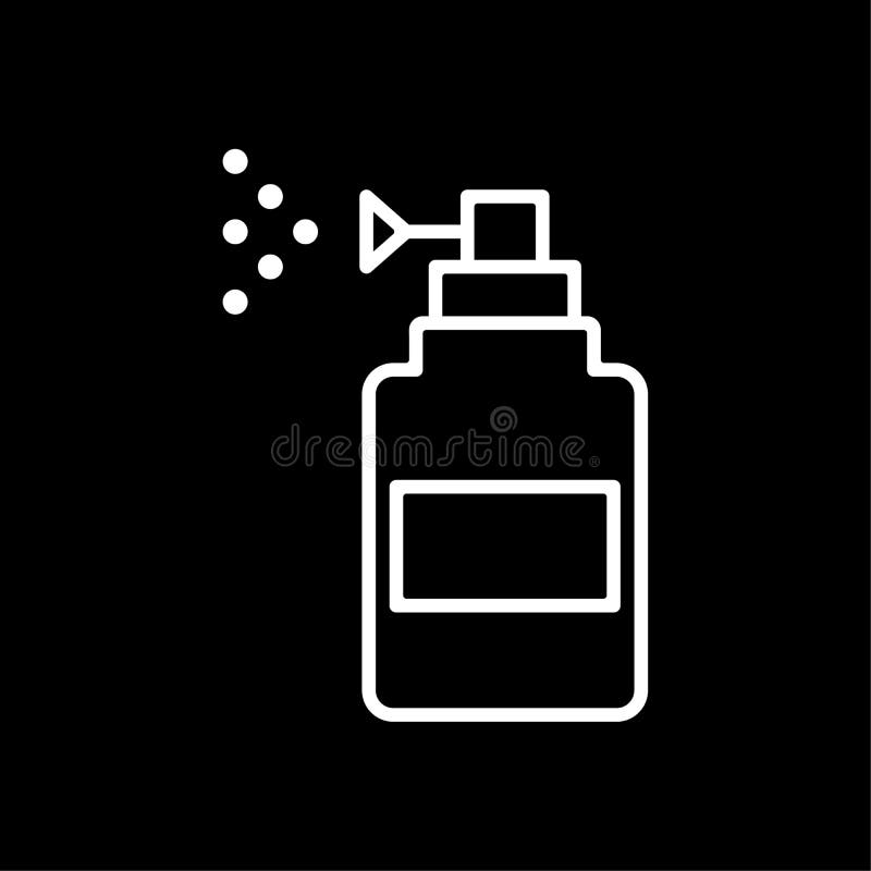 Spray Vector Icon. Spray Bootle Outline Designe Stock Vector ...
