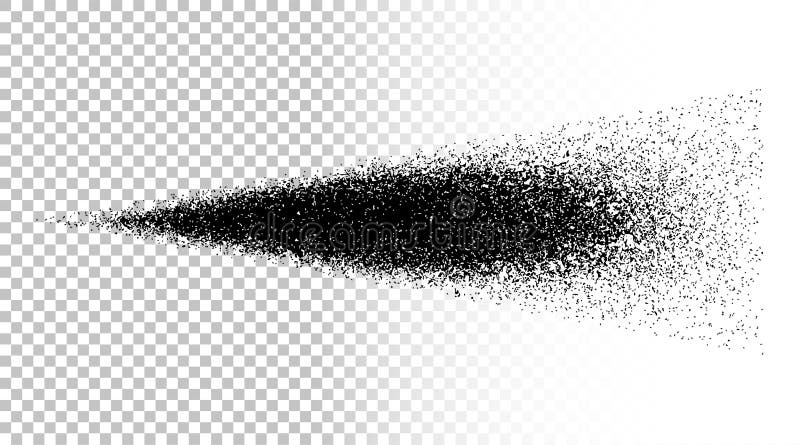 Spray Water Isolated. Spray Effect Black Colored on Isolated Background ...