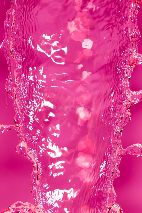 Spray Water on Red Background Stock Image - Image of filling ...