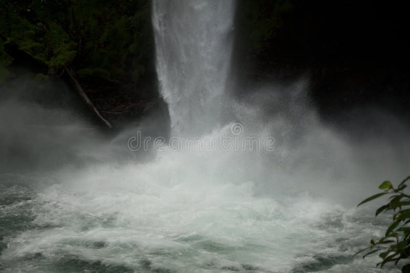Spray from waterfall stock image. Image of nature, river - 96383811