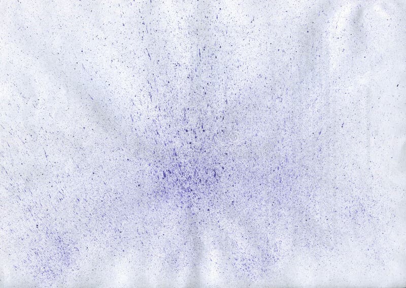 Splashes and Drops of Watercolor Isolated on White Background. Stock ...