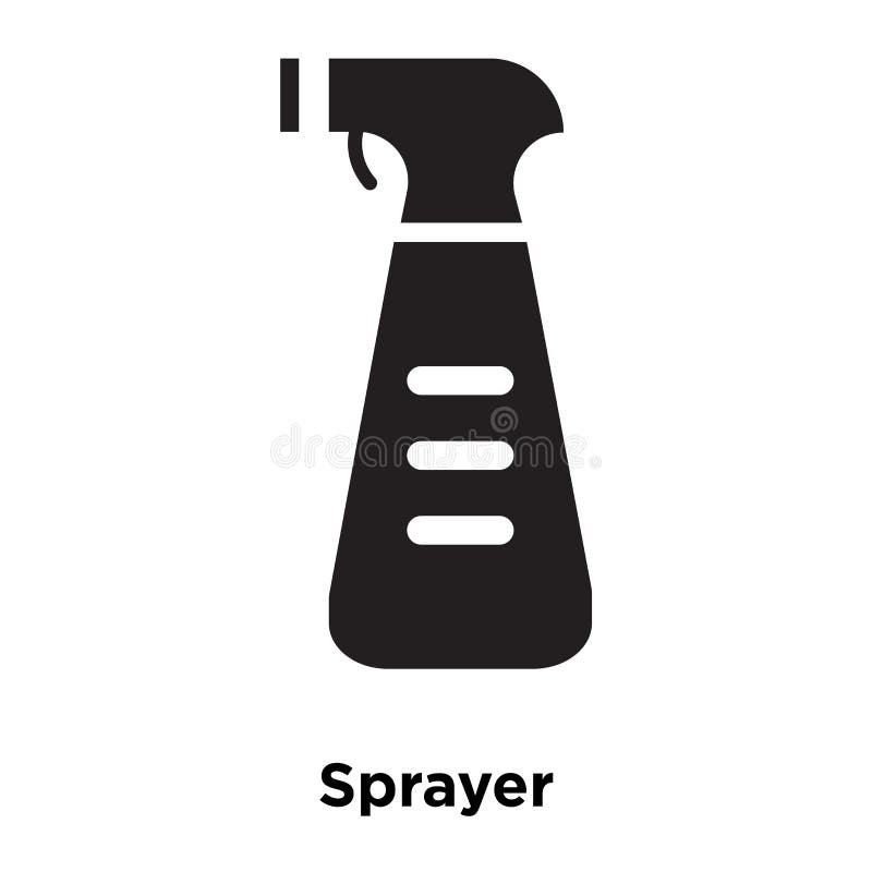 Sprayer Icon Vector Isolated on White Background, Logo Concept O Stock ...
