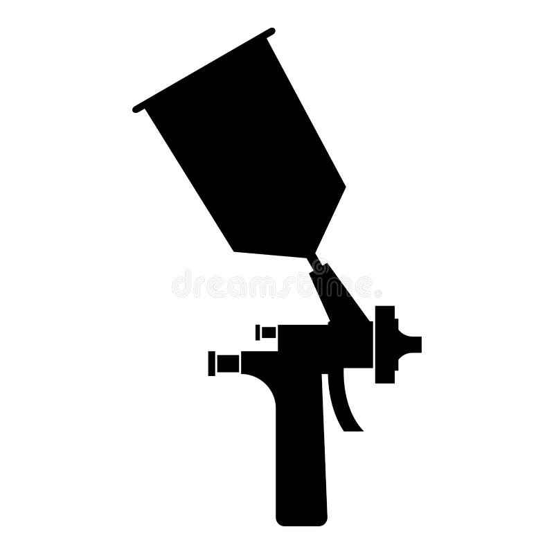 Sprayer Paint Icon Black Color Illustration Flat Style Simple Image ... Sprayer Paint Icon Black Color Illustration Flat Style Simple Image ...