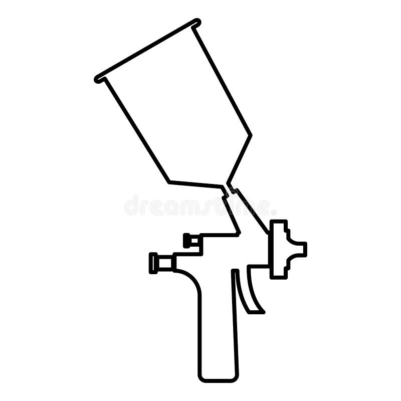 Sprayer Paint Icon Black Color Illustration Flat Style Simple Image ... Sprayer Paint Icon Black Color Illustration Flat Style Simple Image ...