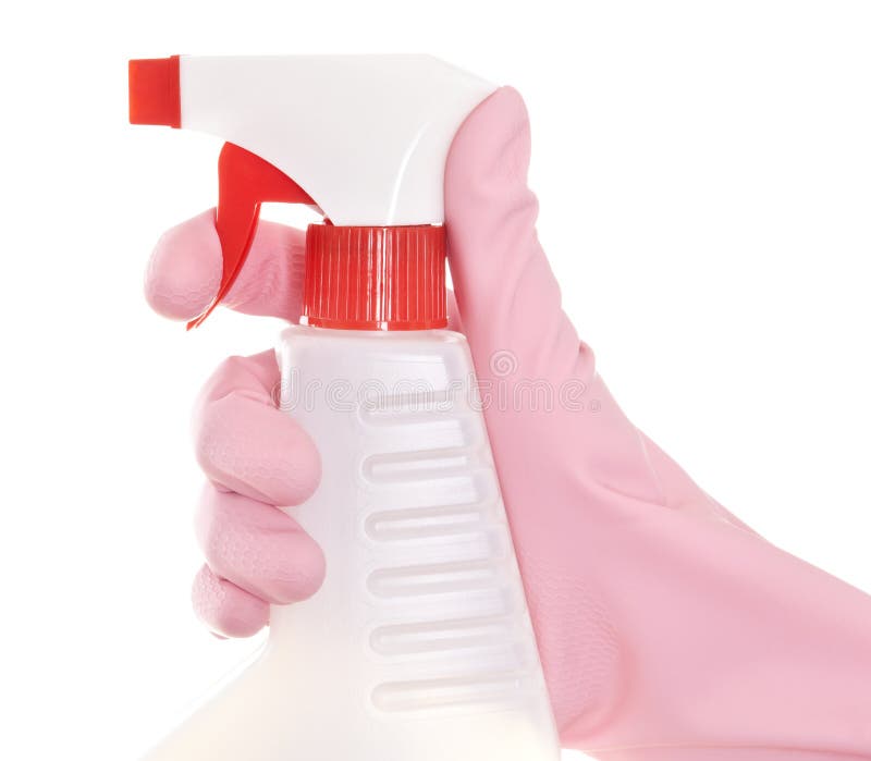 Spraying cleaning liquid stock image. Image of neat, liquid - 32034545