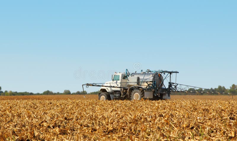 Spraying Farmland stock photo. Image of spraying, farmland - 16065282