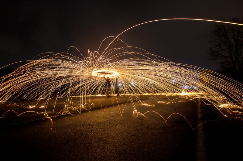 Men Spraying Fire Extinguisher into Room Stock Photo - Image of handle ...