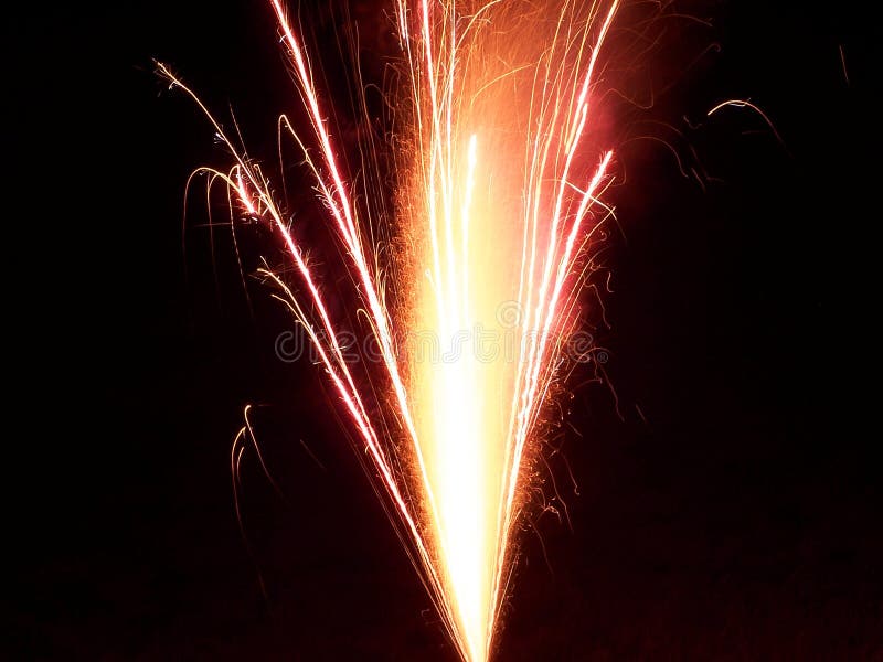 Spraying Fireworks stock photo. Image of fireworks, fire - 160180