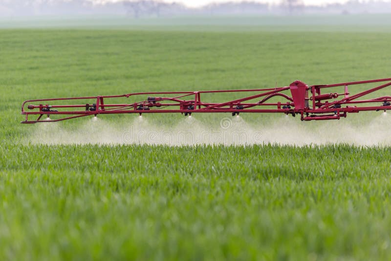Agricultural Spraying Machine Stock Photo - Image of grass, nature ...