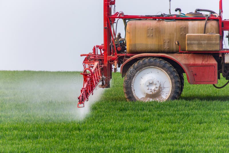 Spraying machine stock image. Image of pesticide, machinery - 47672355