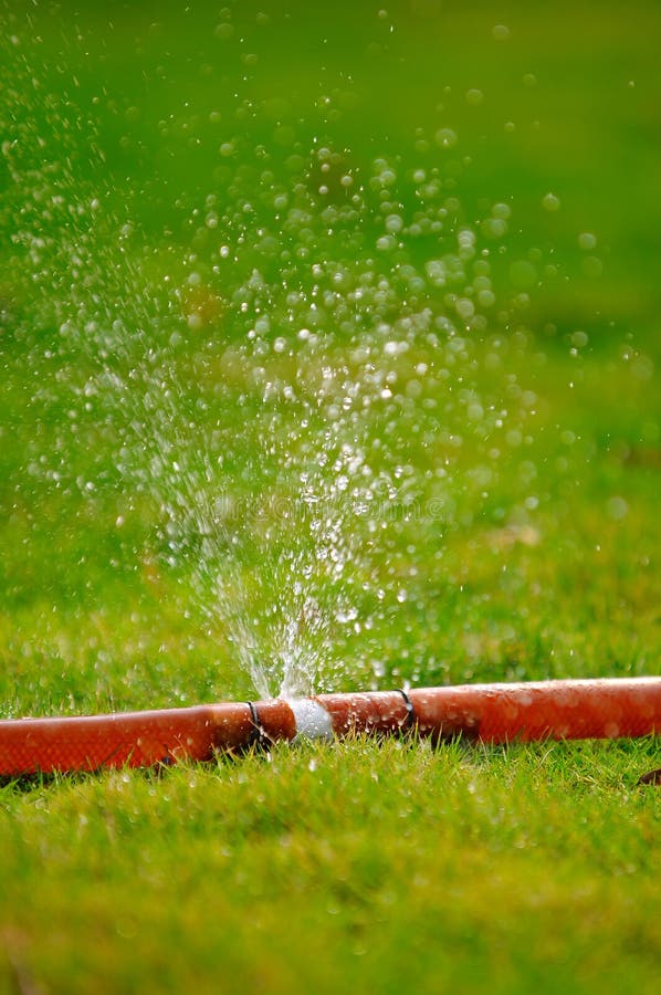 Spraying water stock image. Image of pipes, working, happiness - 12453343