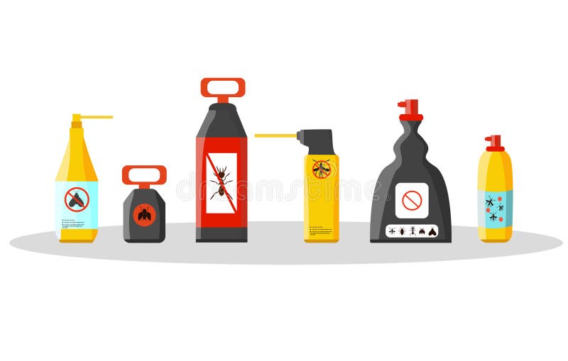 Pest Set Control. Harmful , Beetles , Insects. Vector Stock ...