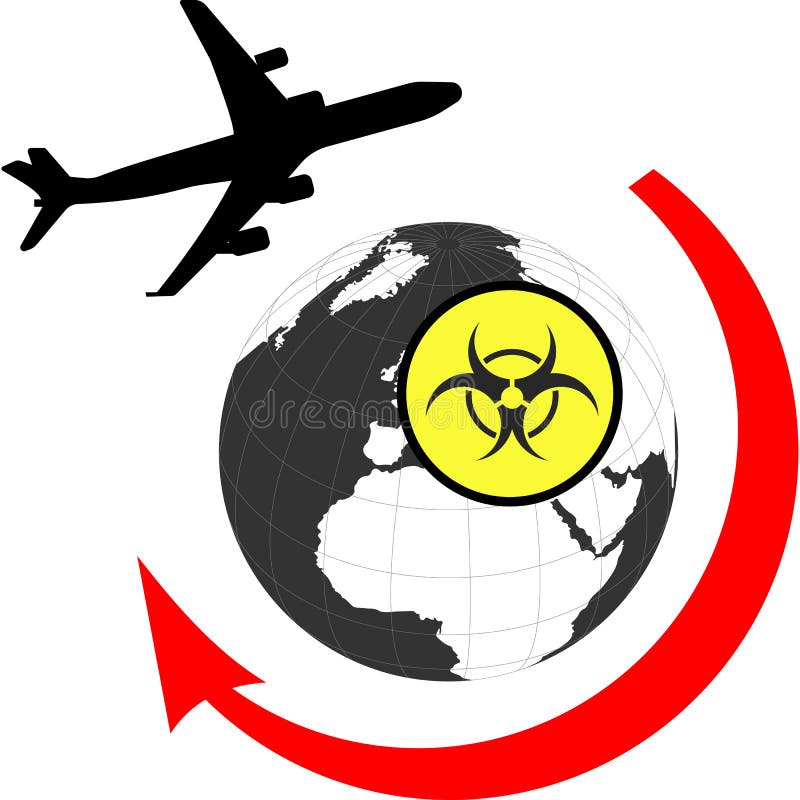 The Spread of Biological Weapons on Earth. Vector Image. Stock Vector ...