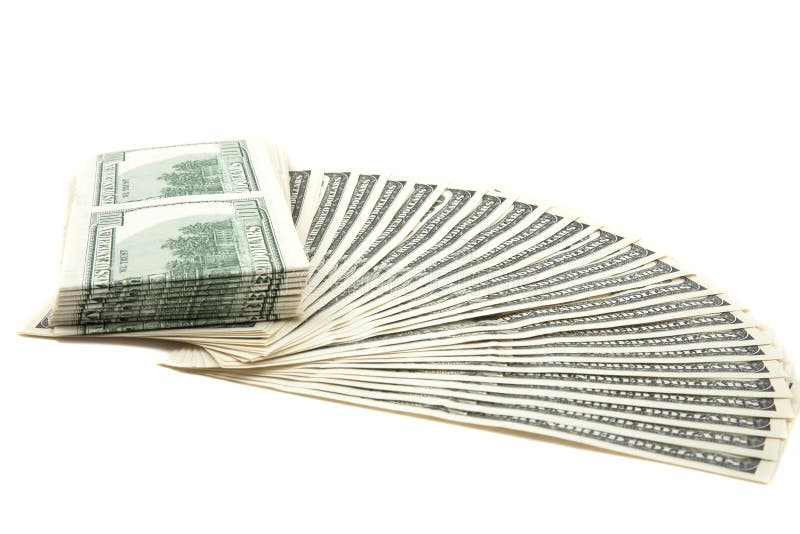 Hundreds of dollars spread stock image. Image of empty - 16013015