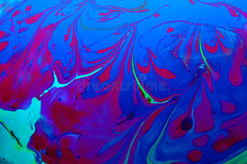 Spread Coloring Interspersed Blending Creative Stock Photo - Image of ...