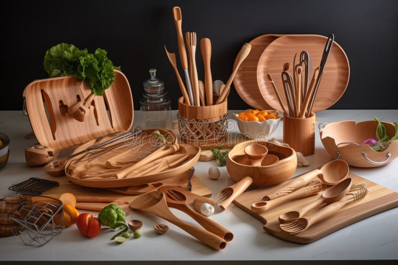 A Spread of Cooking Utensils, Each with Its Own Unique Shape and Design ...