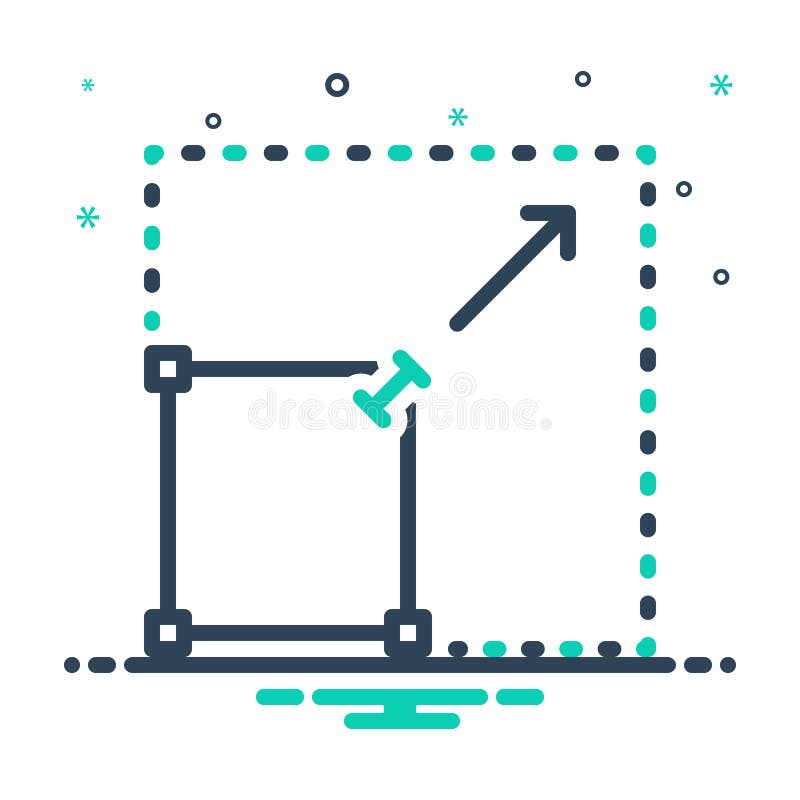 Mix Icon for Spread, Expansion and Elaboration Stock Vector ...