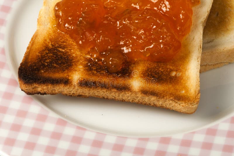 Spread jam on bread stock photo. Image of delicious, fruity - 28379666