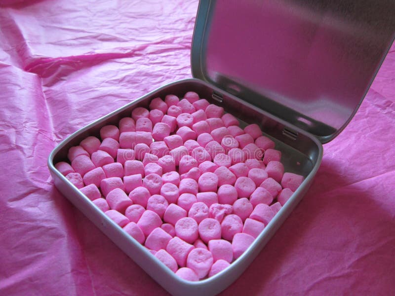 Pink Cachous Sweets. stock photo. Image of cachous, packet - 103791974
