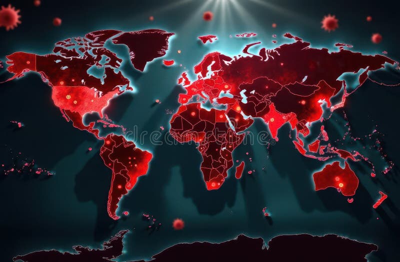 Spread of Virus Across the Globe Demonstrated through Map Visualization ...