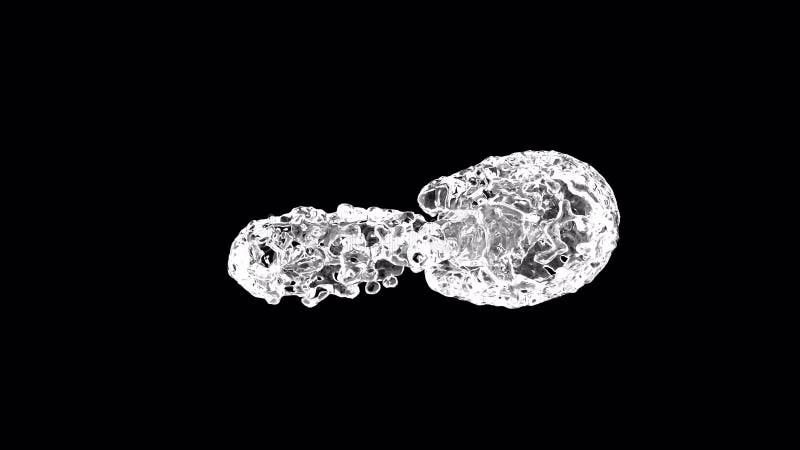 Spread Water Fluid Liquid Droplets Collide Super Slow Motion 1000 Fps ...