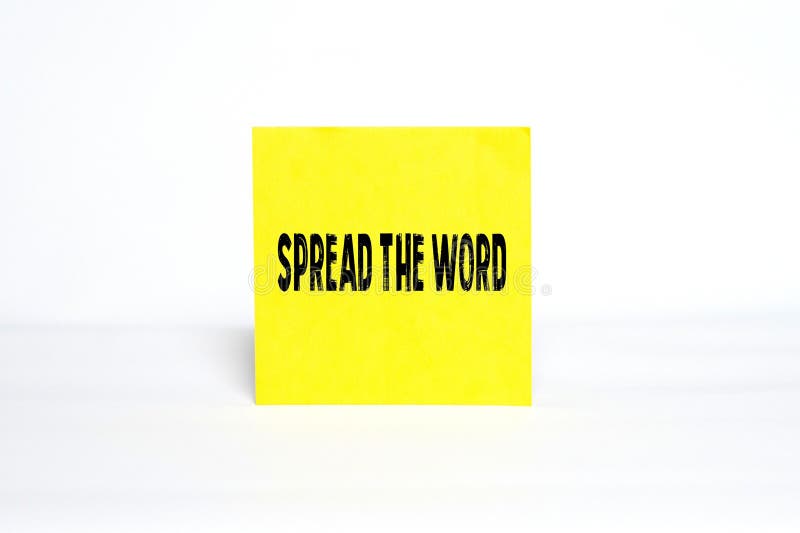 Spread the word stock photo. Image of information, business - 389464378
