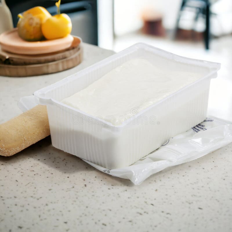 Spreadable Soft Cheese Snack with Breadstick- Stock Image - Image of ...