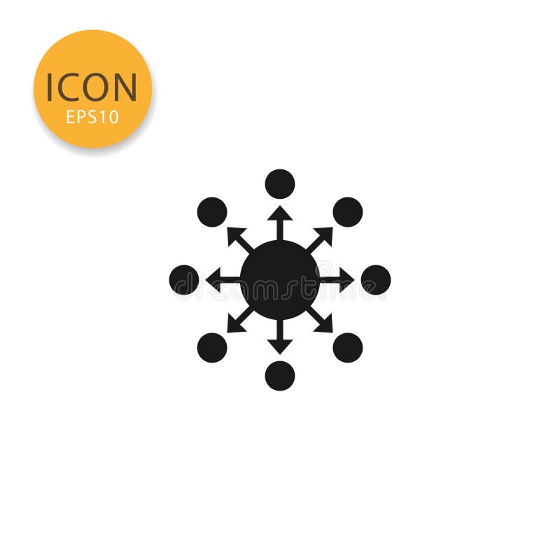 Distribution Icon Vector