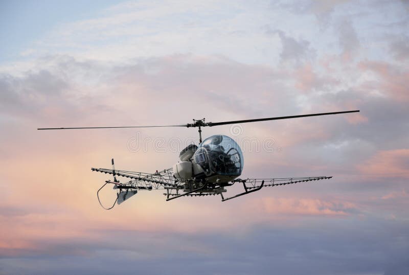 Spreading plane in sky stock image. Image of plane, altitude - 264758379