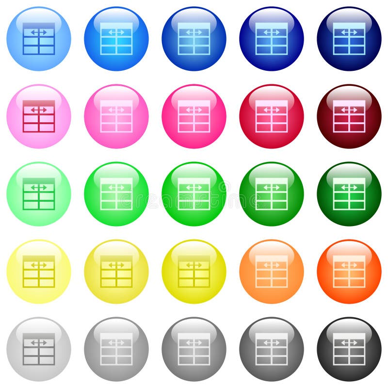 Table Column Rows Stock Illustrations – 247 Table Column Rows Stock Illustrations, Vectors ...