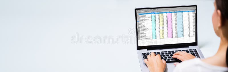428 Employee Working Computer Spreadsheet Stock Photos - Free & Royalty ...