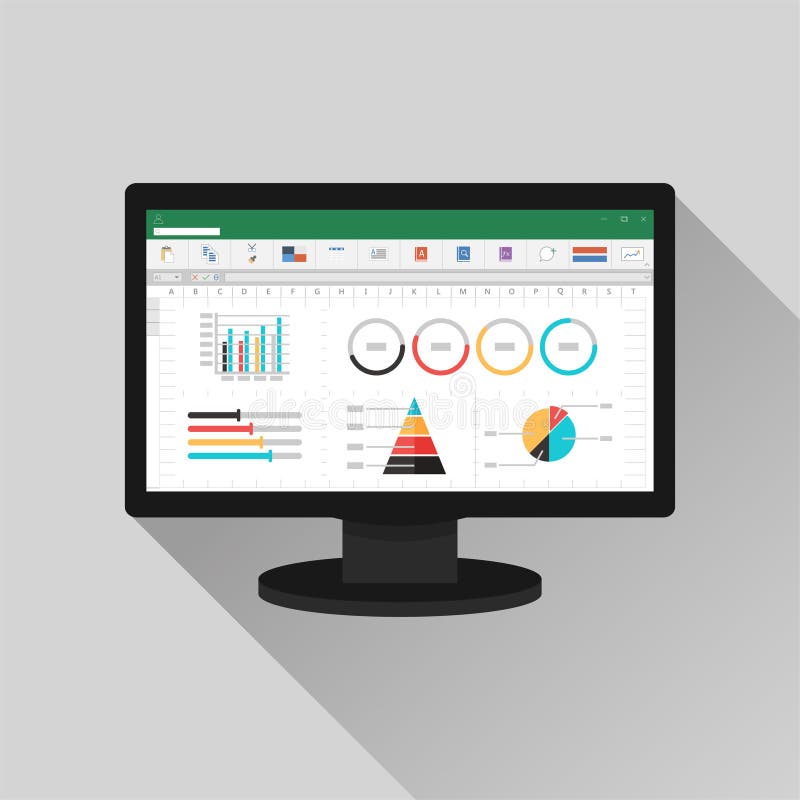 Spreadsheet Program Stock Illustrations – 984 Spreadsheet Program Stock ...