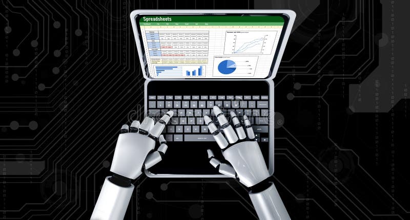 Spreadsheet Document Information Financial Startup Concept Snugly Stock ...