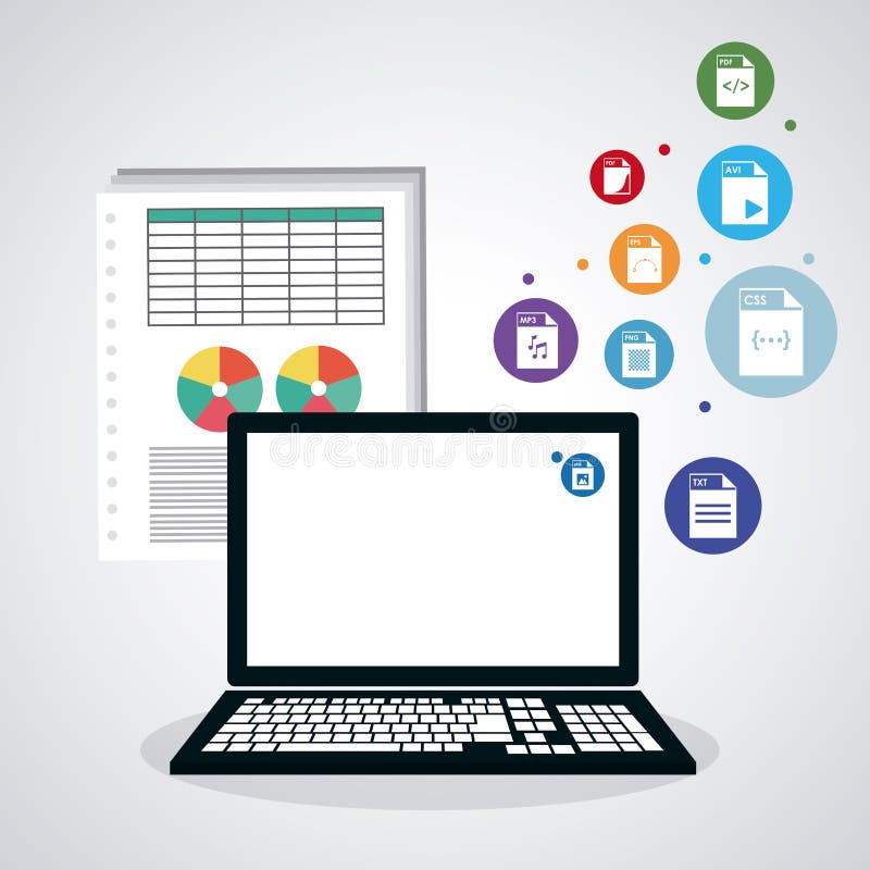 Spreadsheet icon design stock vector. Illustration of finance - 68108718