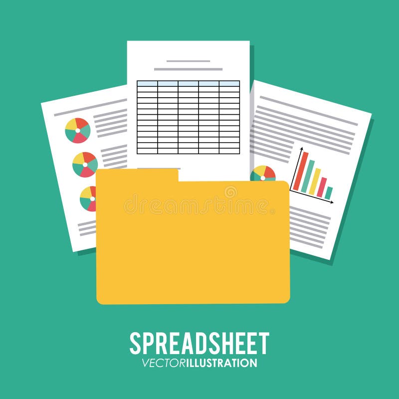 Spreadsheet Icon Design Stock Illustrations – 2,727 Spreadsheet Icon ...