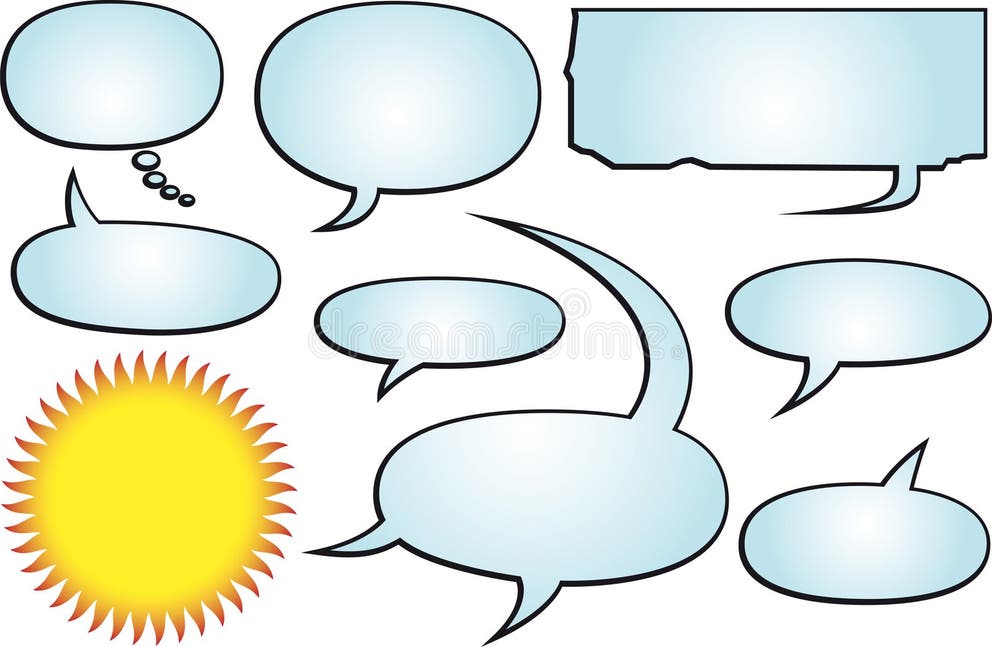 Sprechblasen stock vector. Illustration of thoughtful - 10659972