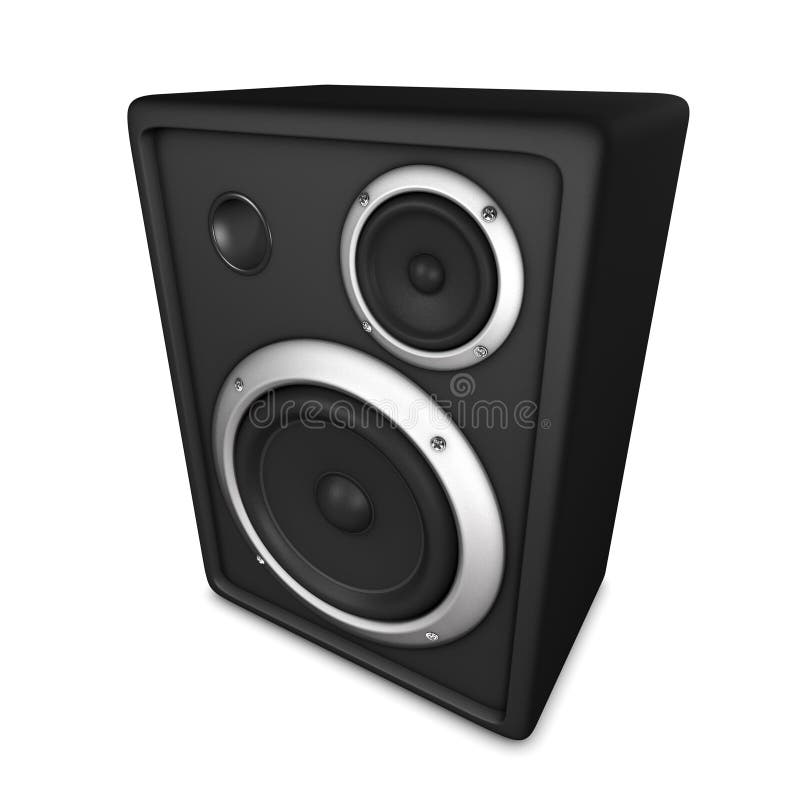 Spreker, Luidspreker, Doos, Subwoofer B Stock Illustratie ...