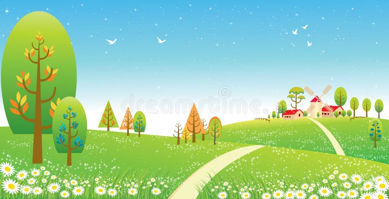 Cute Cow Vector Illustration Stock Vector - Illustration of nature ...