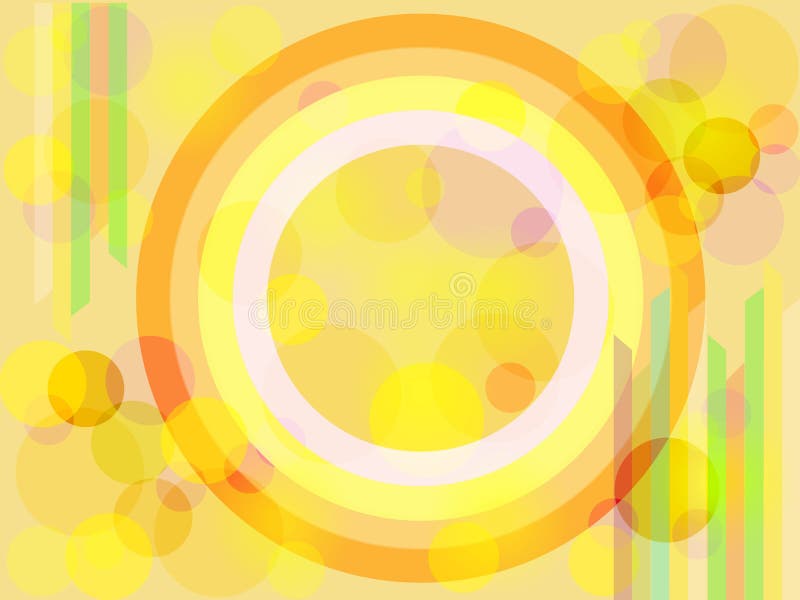 Circular Sun Round Frame Border Stock Illustration - Illustration of ...