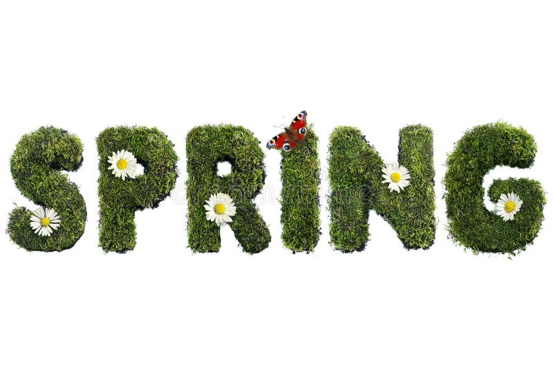 Spring stock image. Image of soil, word, spring, concept - 24090299