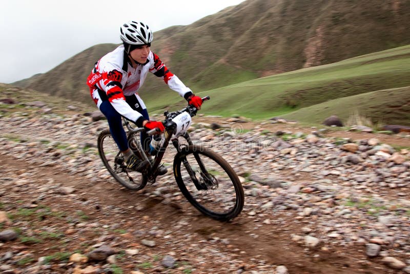 Spring Adventure Mountain Bike Competition Editorial Photography ...