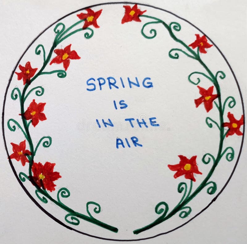 Spring is in the Air - Illustration Stock Illustration - Illustration ...